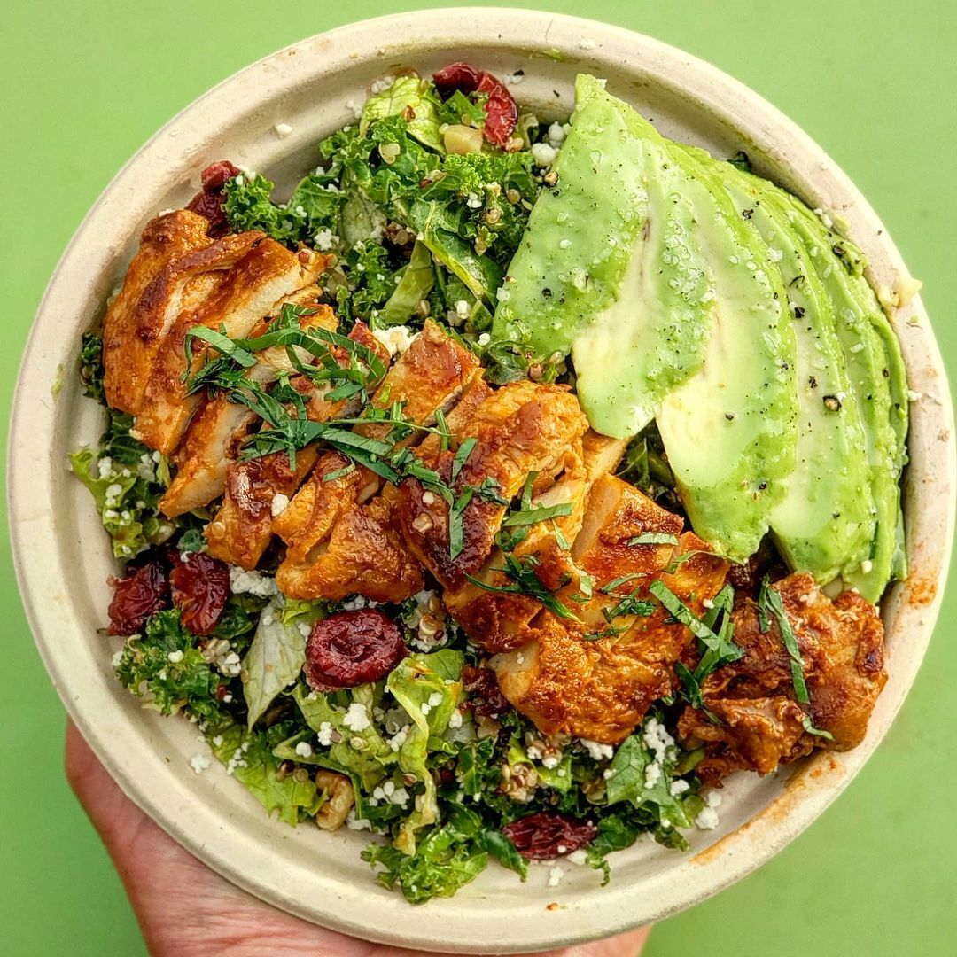 Quinoa Kale Salad w. Chicha Chicken Thighs | Bolivian Llama Party